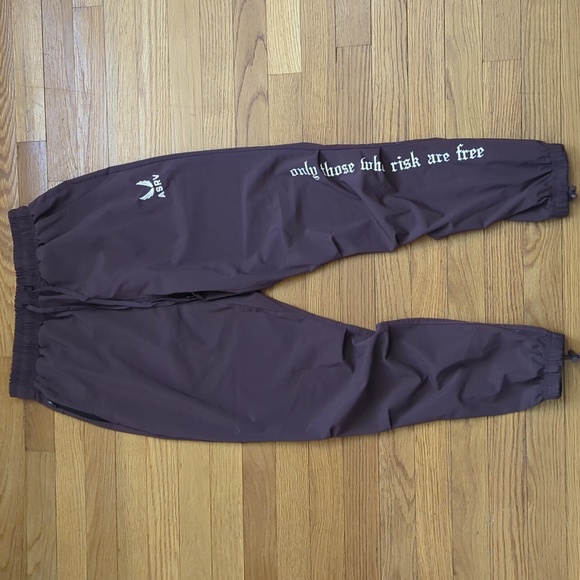 ASRV | Pants | Asrv Ultralight Track Pant Patch Logo Plum Dsg494 | Poshmark